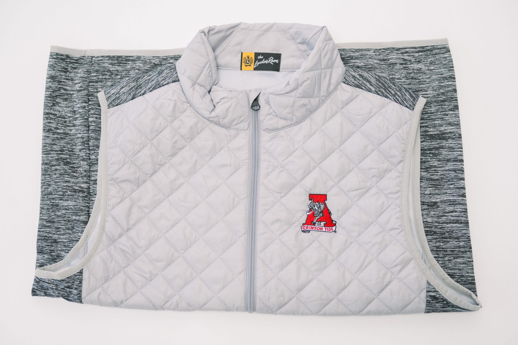 The Locker Room | Locker Room Grey Quilted Vault “A” Vest